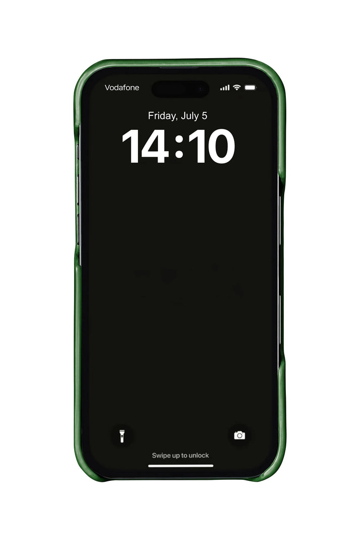 iPhone 16 Pro Crocodile Leather Case with MagSafe - Green – Caipex